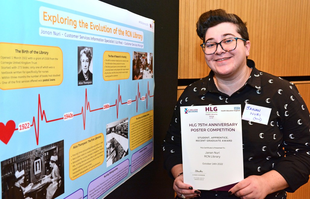 HLG75 – Poster Competition – Health Libraries Group