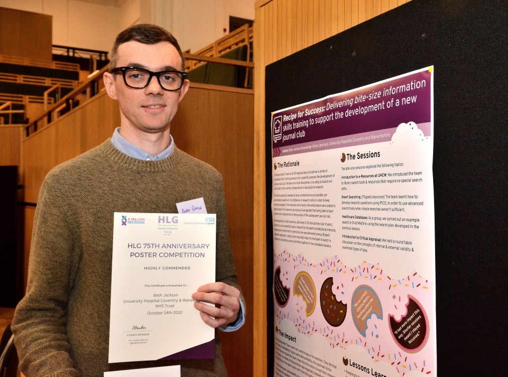 HLG75 – Poster Competition – Health Libraries Group