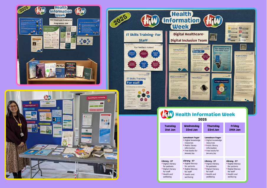 Host a Display – Health Libraries Group