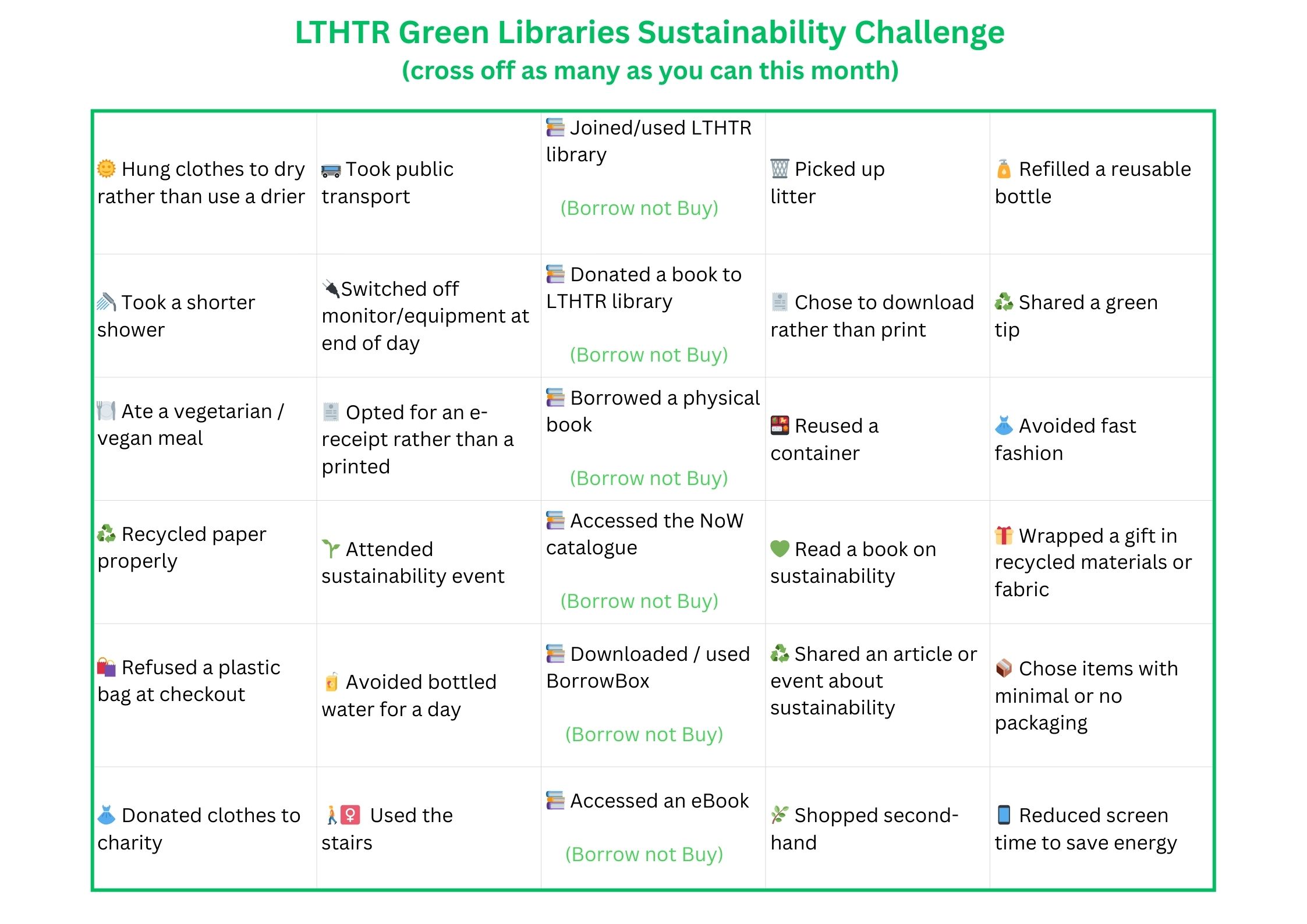 Green Libraries Week 2025 at Lancashire Teaching Hospitals – Health ...